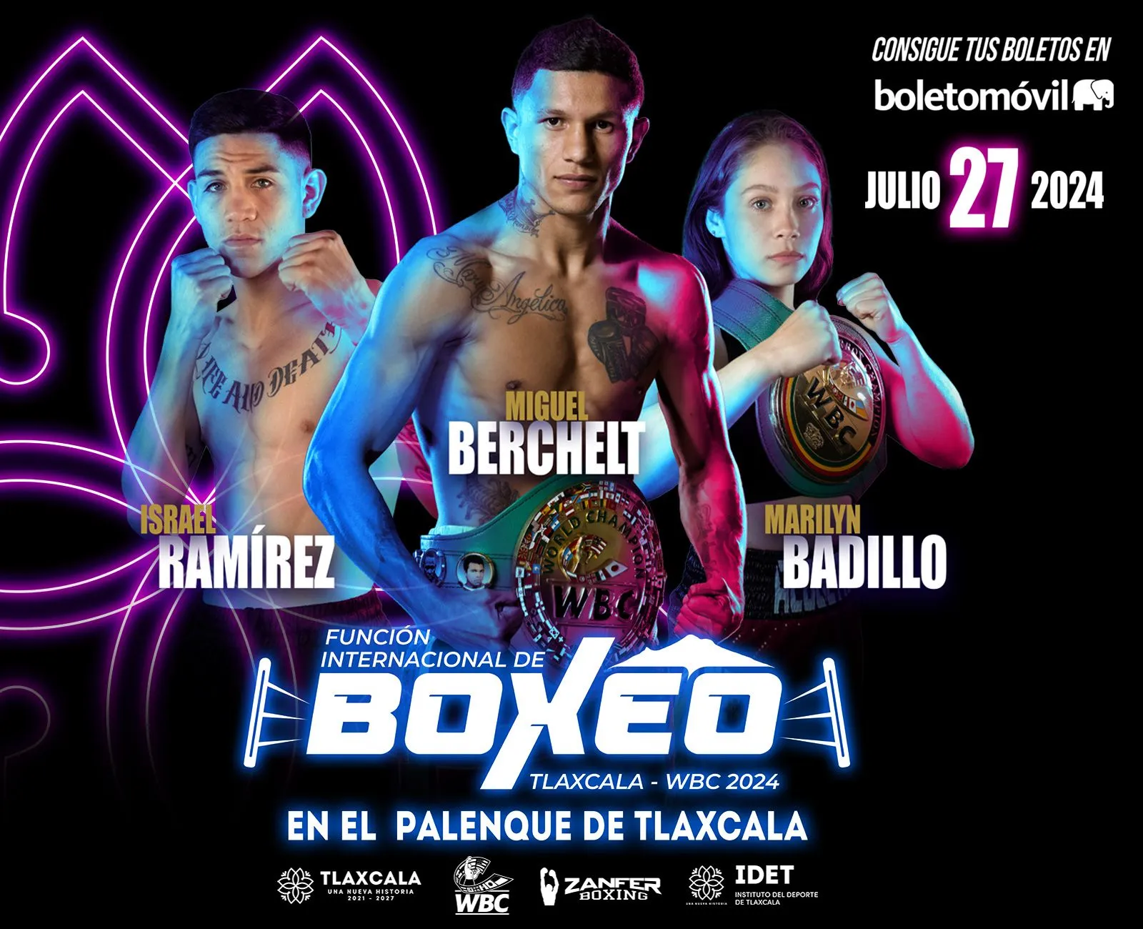 Boletomovil | Función Internacional de Boxeo Tlaxcala WBC 2024